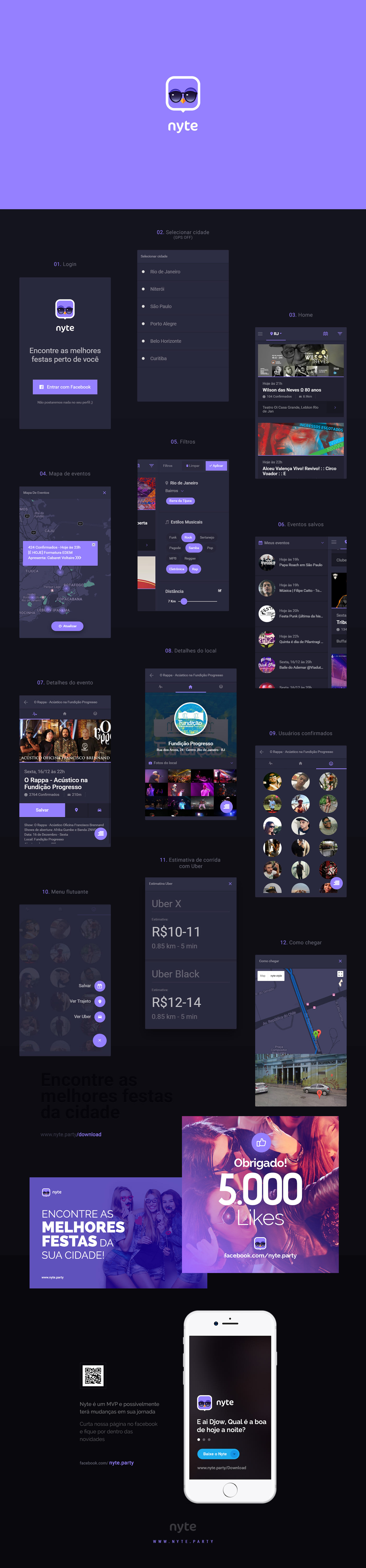 Nyte - Emerson Almeida - Designer - Portfolio - UX/UI